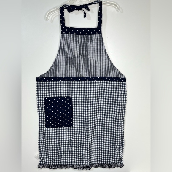 Pier 1 | Kitchen | Pier One Blue Gingham And Ruffle Farmhouse Country ...